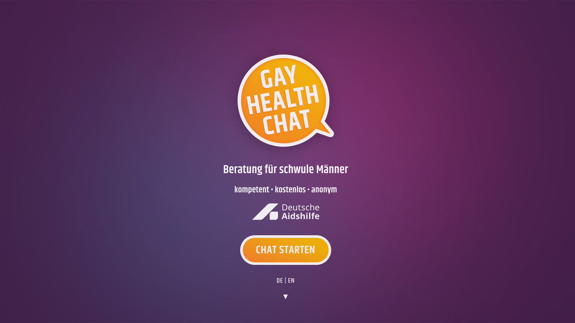 Beratung für schwule Männer - Gay Health Chat | Deutsche Aidshilfe